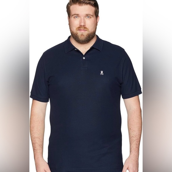 Psycho Bunny | Shirts | Mens Size 5xl Psycho Bunny Big Tall Classic Polo Navy3 Nwt | Poshmark